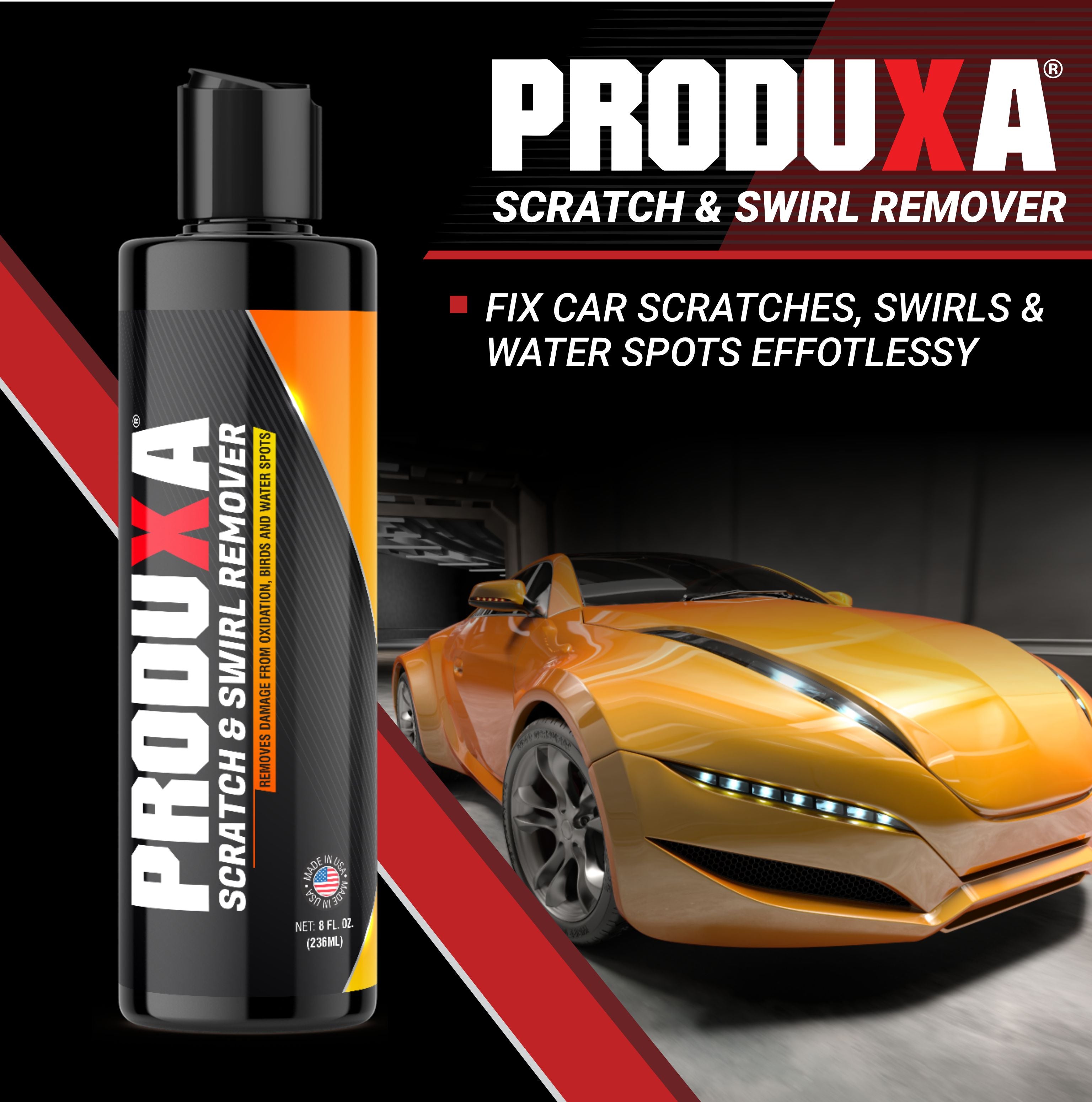 Scratch & Swirl Remover + Premium Shine Combo – PRODUXA®